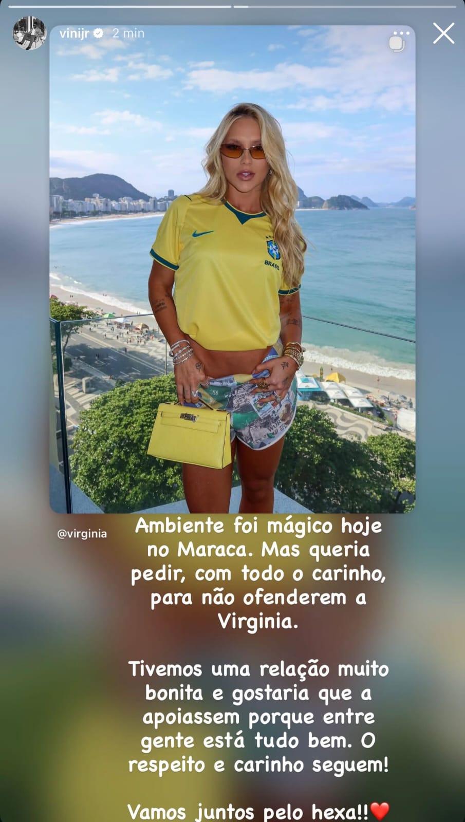 Virginia Fonseca é vaiada no Maracanã e recebe apoio público de Vini Jr ...